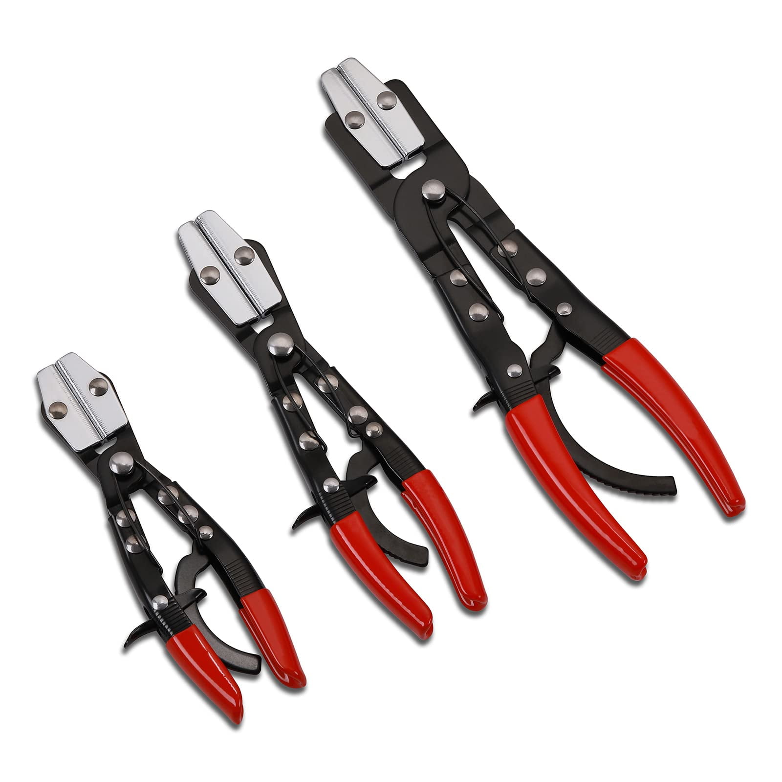 EMENTOL Automatic Locking Ratcheting Hose Pinch Off Plier Includes 8 ...
