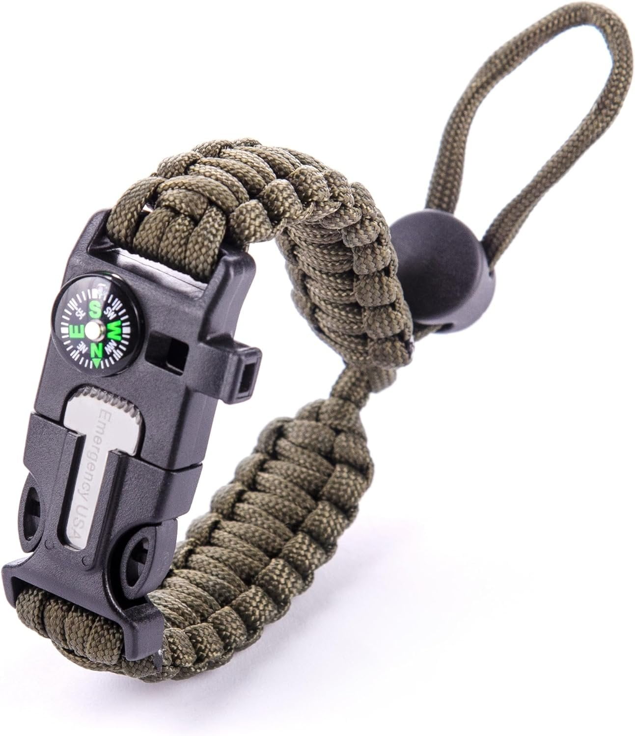 EMERGENCY USA Survival Tactical Paracord Bracelets - Survival Kit ...