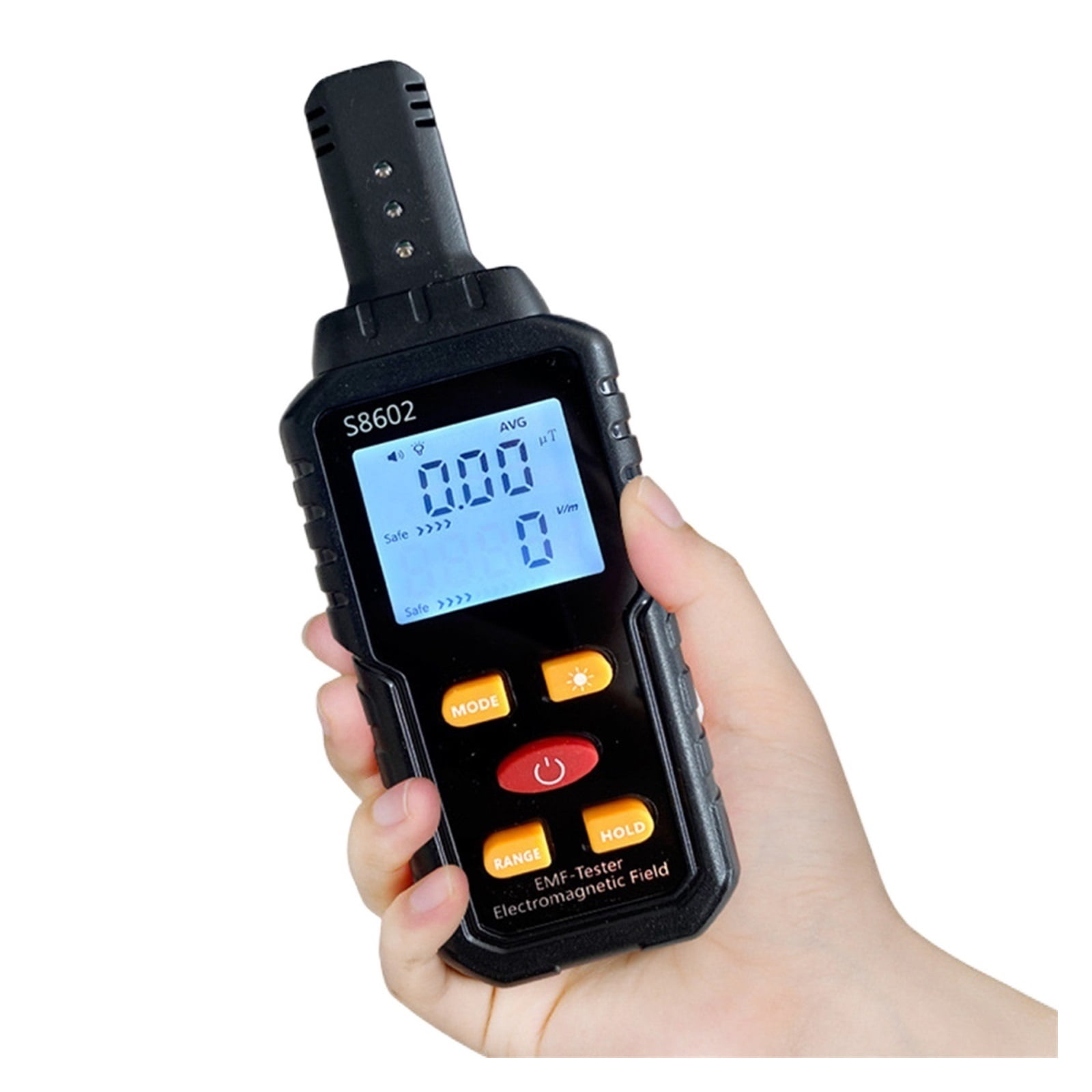 EMF Meter 5HZ-3.500HZ Digital EMF Detector 3-in-1 EMF Tester Ghost ...