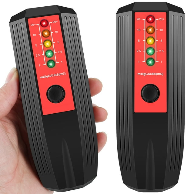 EMF Meter,EMF Reader, 2Pcs High Accuracy Electromagnetic Field ...