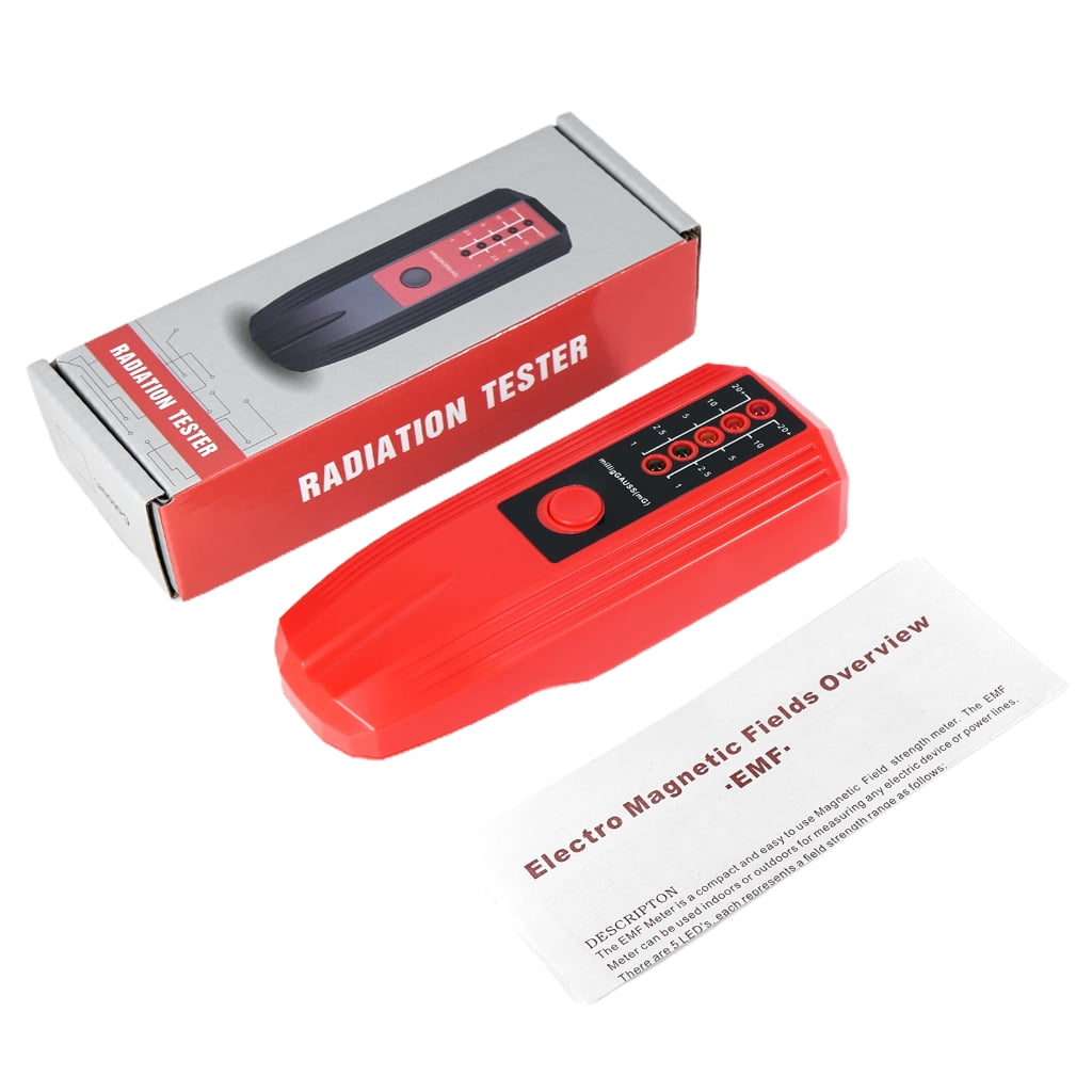 EMF Meter Electromagnetic Field Radiation Detector Emission-Dosimeter ...