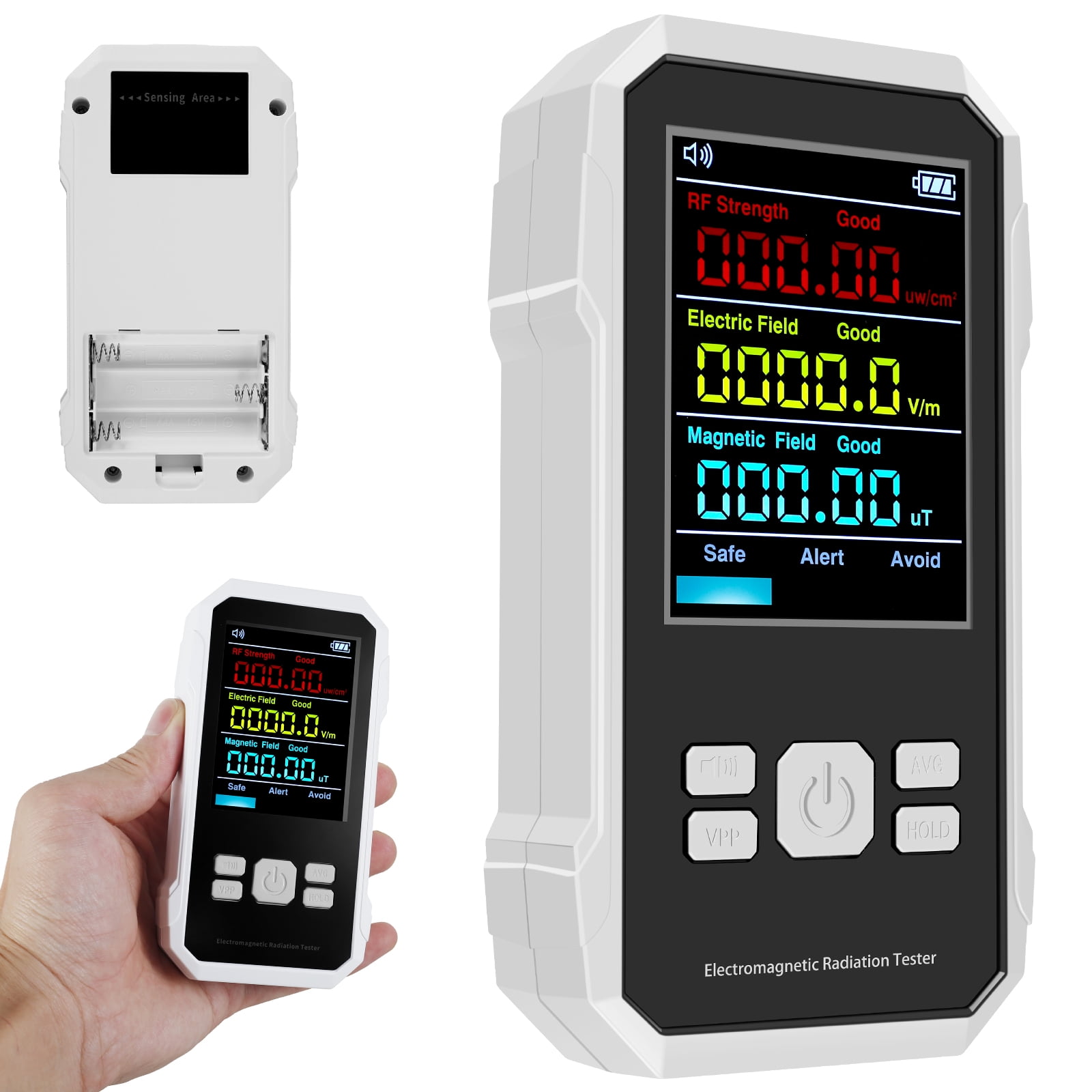 EMF Meter, Handheld Digital LCD EMF Detector for Home EMF Inspections ...