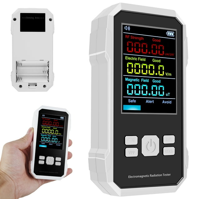 EMF Meter, Handheld Digital LCD EMF Detector for Home EMF Inspections ...