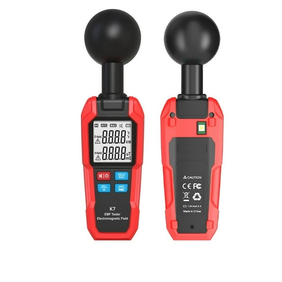 EMF Meter Professional Electromagnetic Field Radiation Detector ...