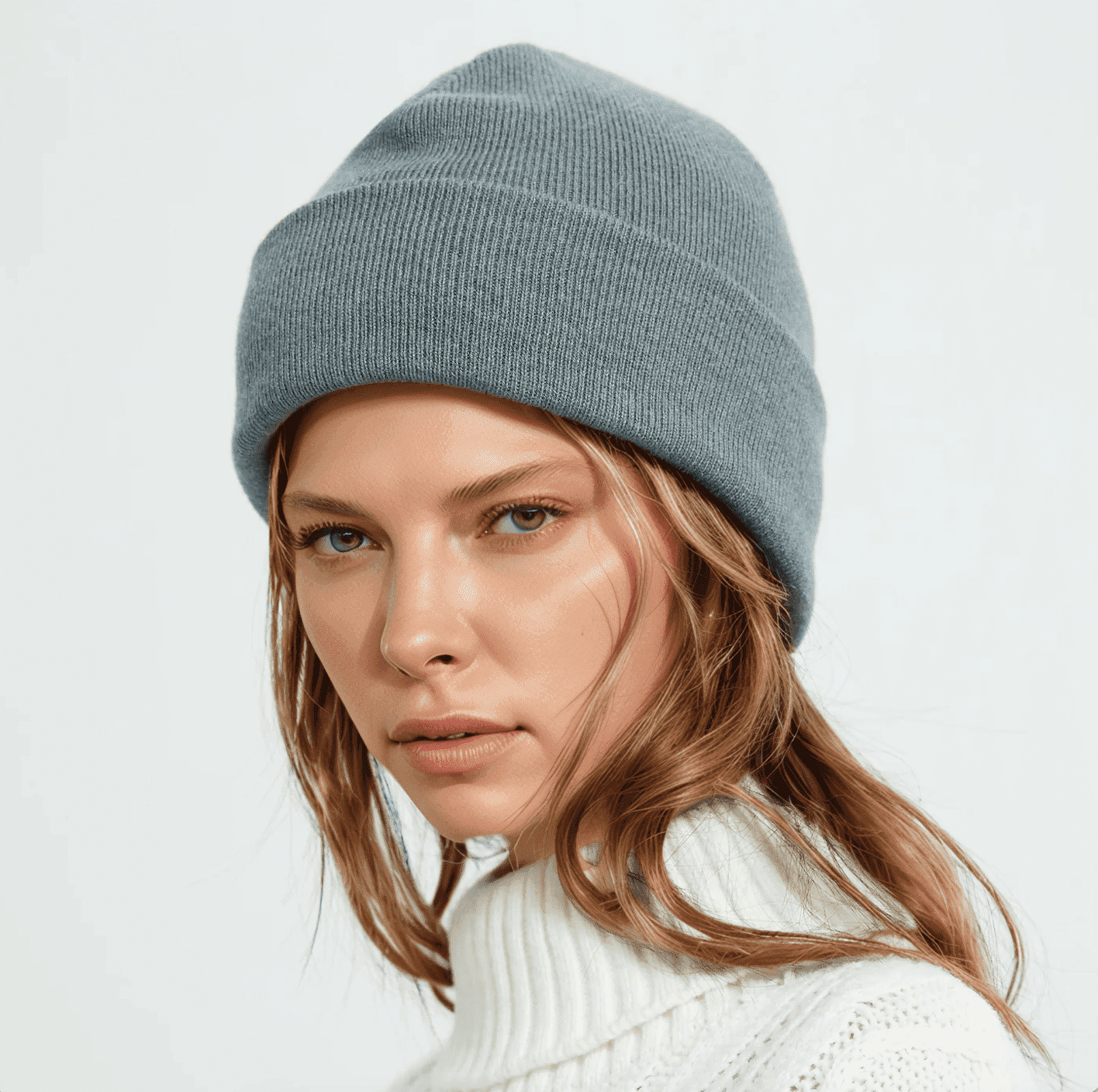 EMF Protection Knitted Hat/Beanies Made with Silver Fiber Fabric - Faraday Headwear - Unisex ...