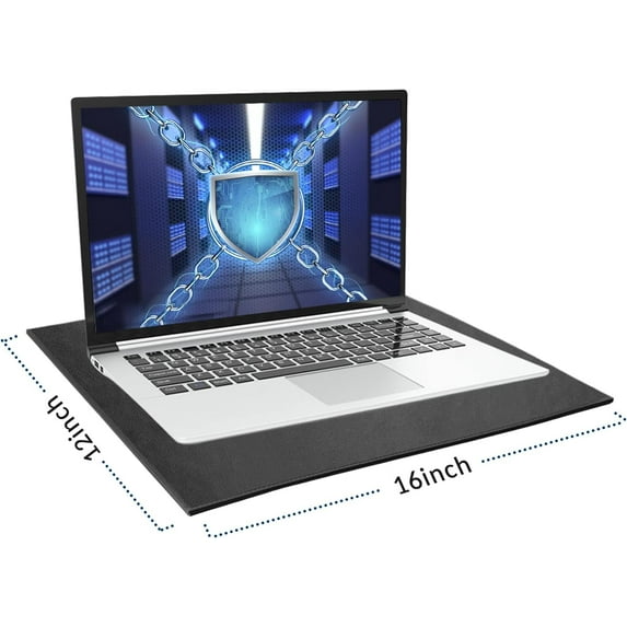 EMF Protection Laptop Pad, 4-Layer Radiation Shielding Heat Blocker for ...