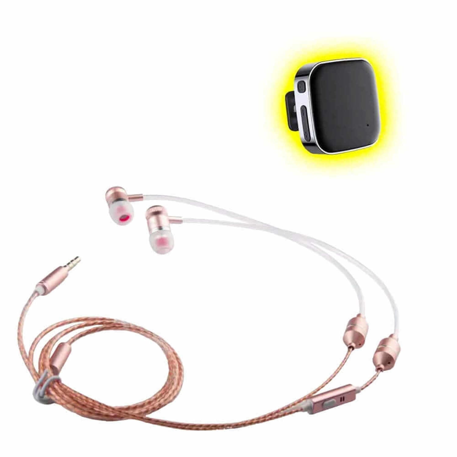 EMF Radiation-Free Air Tube Stereo Earbud Headphones - Walmart.com
