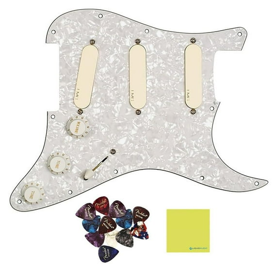 EMG DG20 David Gilmour Active Pickup Guitar Pickguard Set, Ivory ...