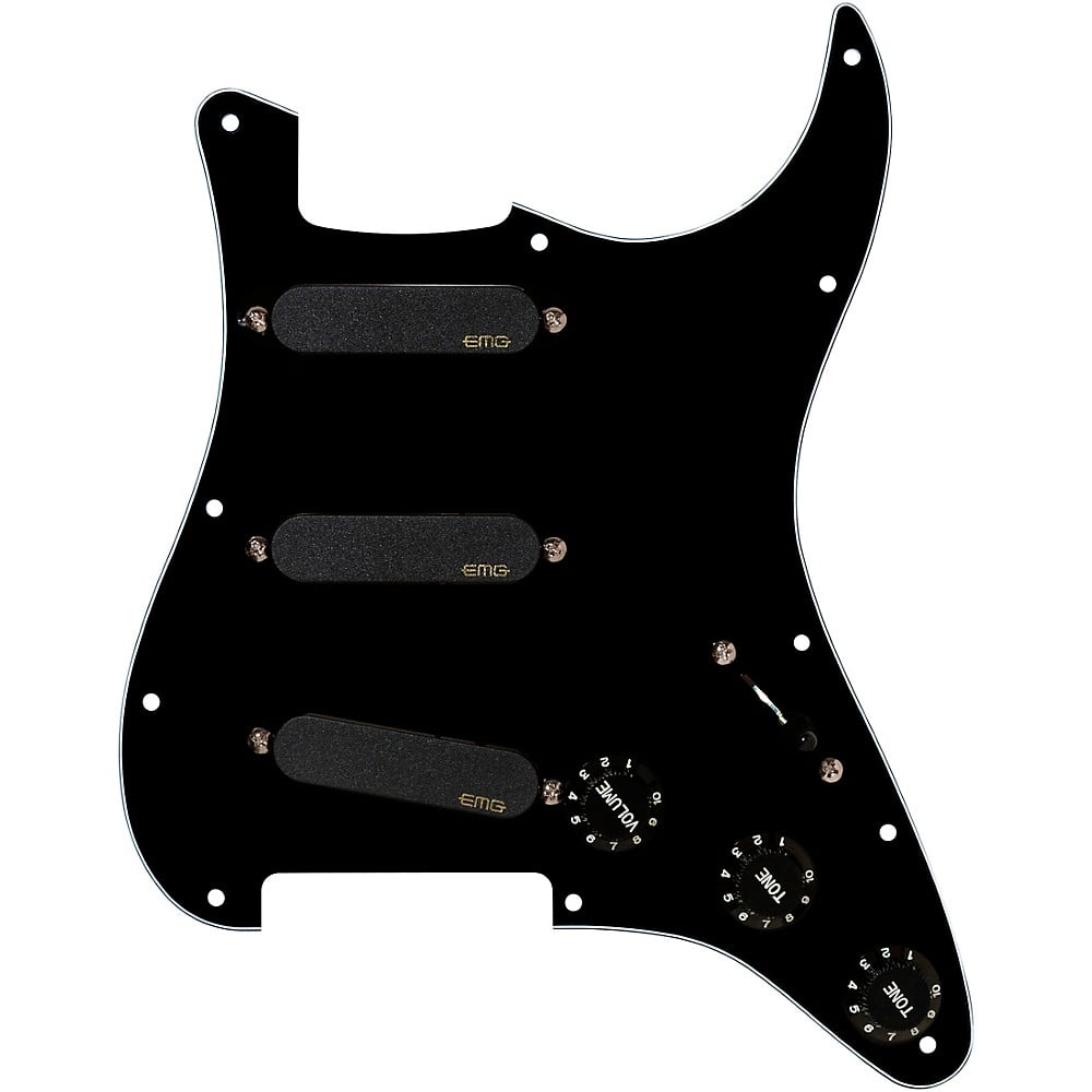 EMG DG20 David Gilmour Total Eclipse Prewired Pickguard Black - Walmart.com