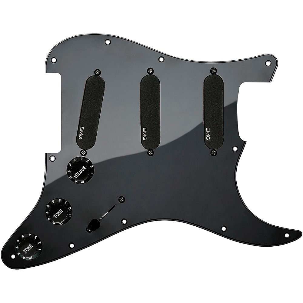 EMG DG20 David Gilmour Total Eclipse Prewired Pickguard Black - Walmart.com