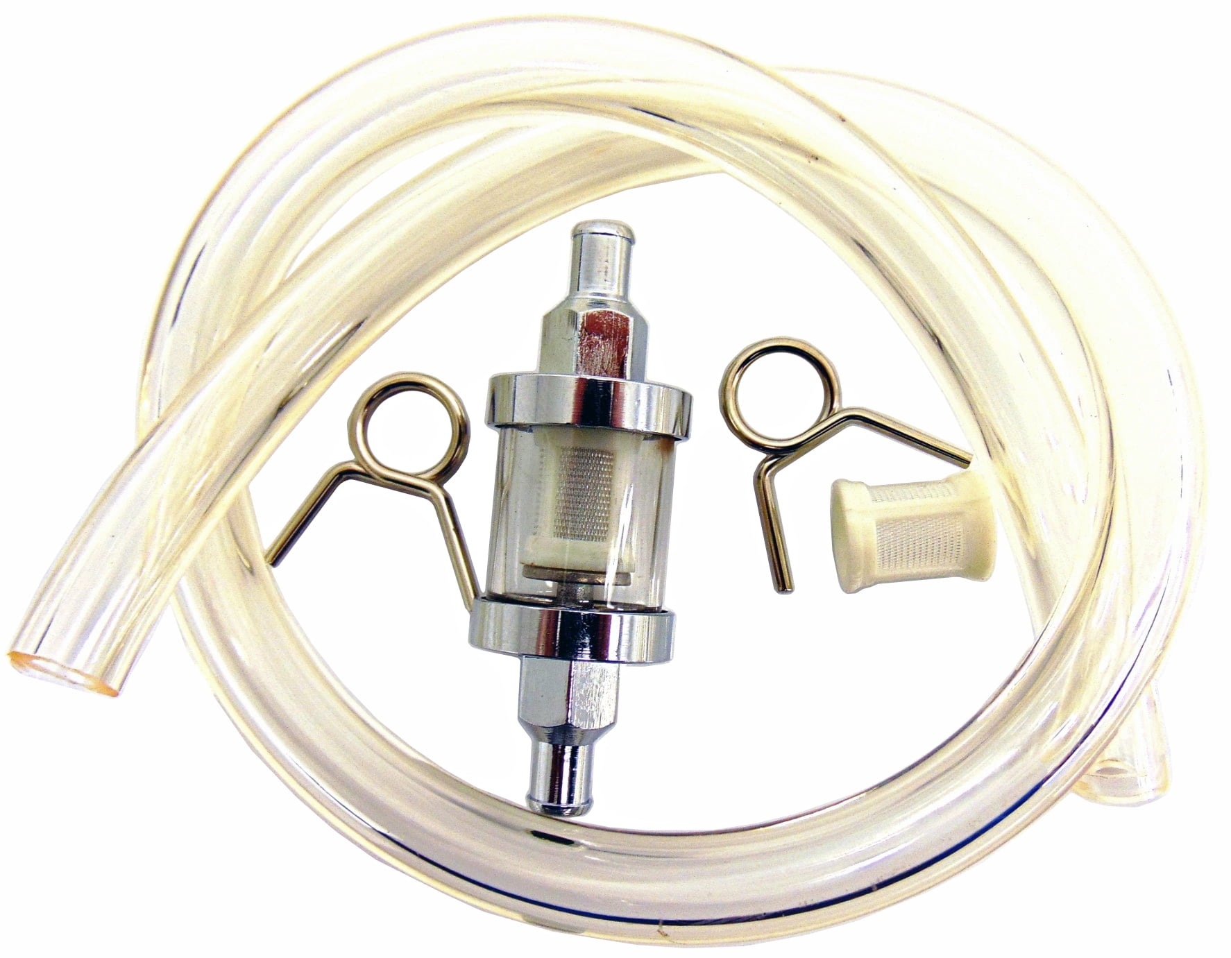 EMGO Inline 5/16" Fuel Filter Glass w/ Fuel Line fits Yamaha XVS 650 ...