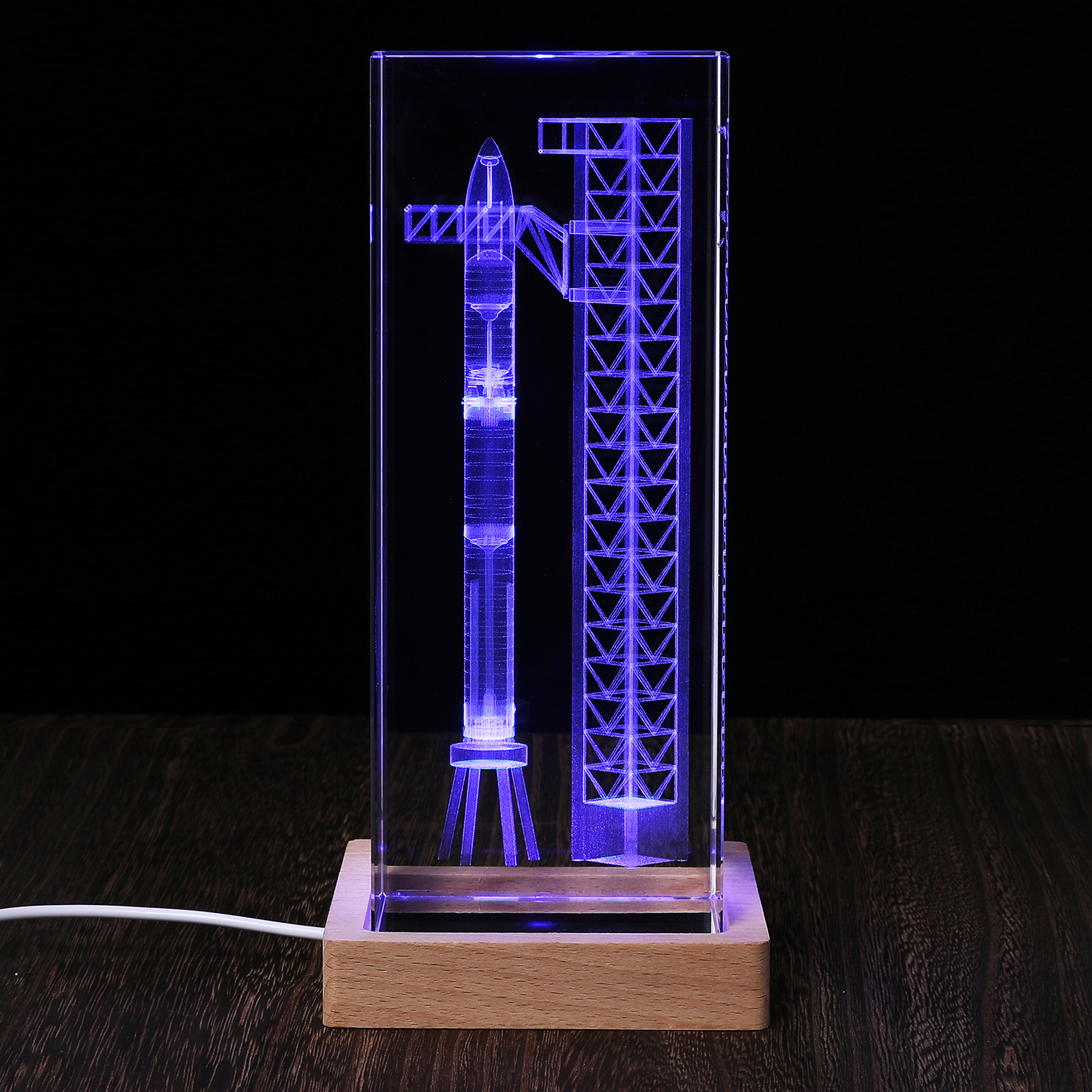 FlashingBlinkyLights Shake & Sparkle Light Up Mini Rocket Lamps ...