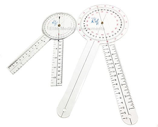 EMI 12" and 8" Goniometer Set - 2 pieces EGM-427 - Walmart.com
