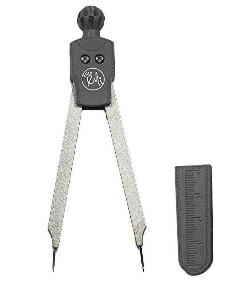 EMI Deluxe Medical Nursing EKG ECG Caliper - Chrome Tip with Case and ...