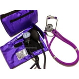 EMI Professional Deluxe PURPLE Aneroid Sphygmomanometer and Sprague Rappaport Stethoscope Set ...