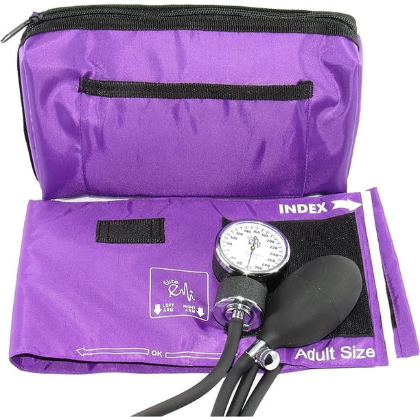 EMI Purple Deluxe Professional Aneroid Sphygmomanometer Manual Blood ...