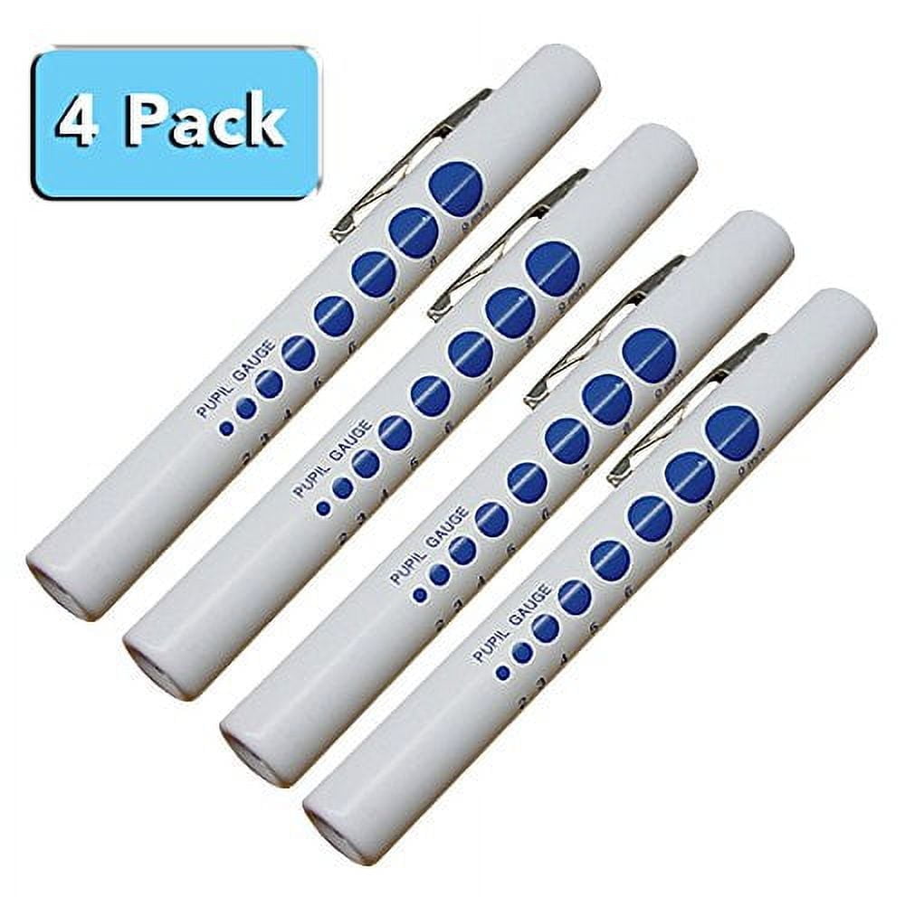 EMI WHITE Bright LED Disposable Diagnostic Penlights with Pupil Gauges ...