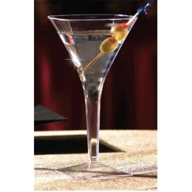 EMI Yoshi 8oz 1Pc Square Clear Martini Glass - Pack of 72 - Walmart.com