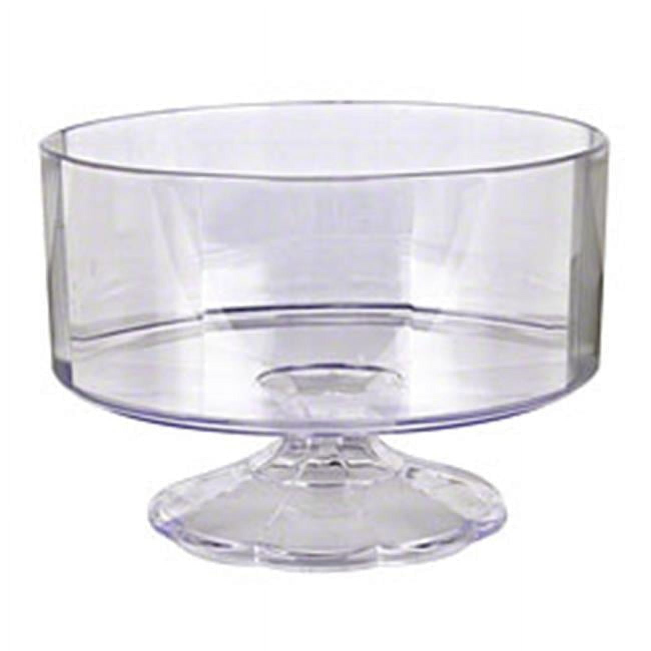EMI Yoshi EMI-FBSC 40 Oz Clear Plastic Pedestal Bowl - Pack of 12 ...