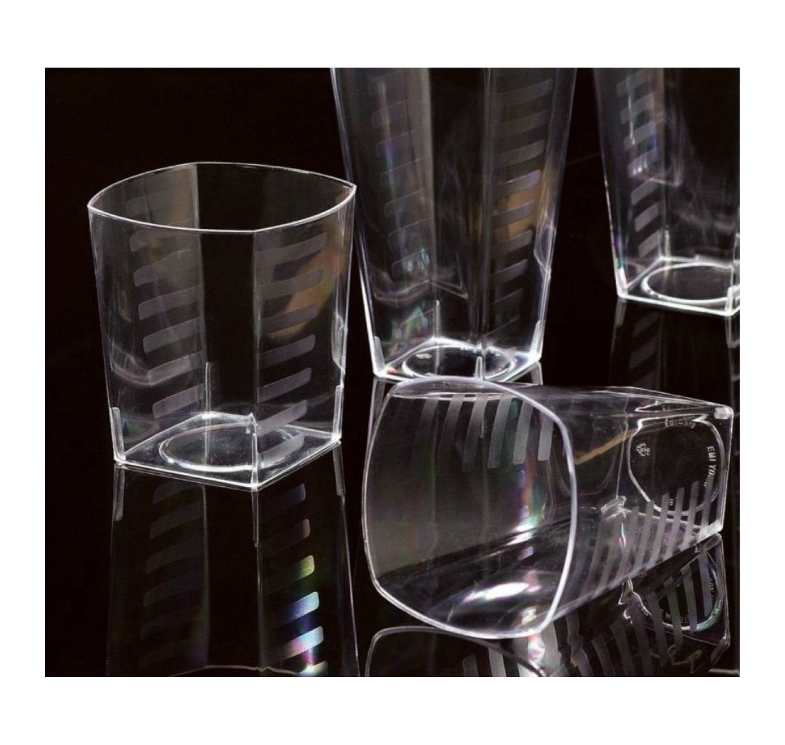 EMI Yoshi ZRuEzyX Clear Plastic Squat 9 Oz Rocks - Walmart.com