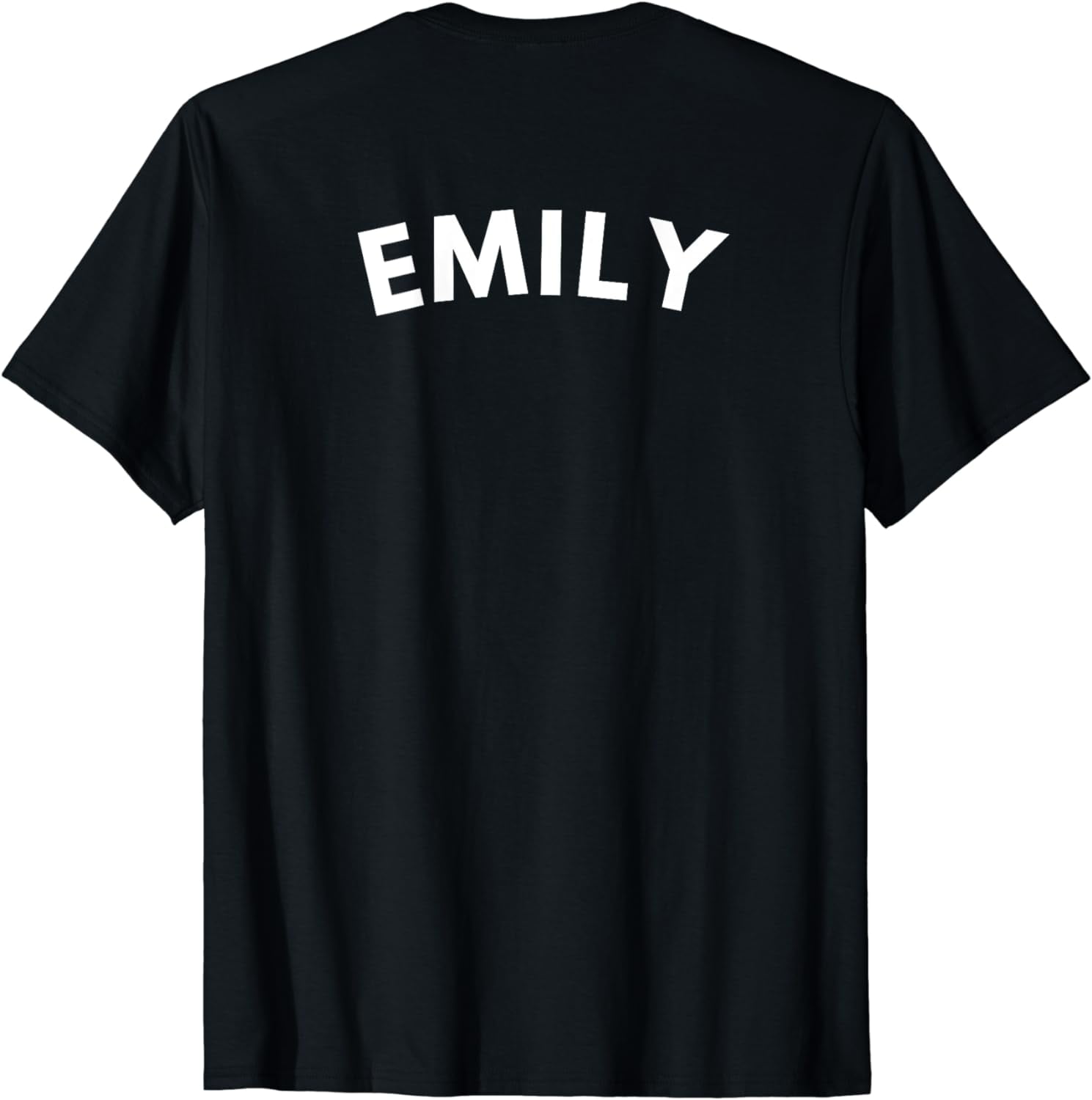 EMILY Personalized Name Tag Funny Halloween Costume T-Shirt - Walmart.com