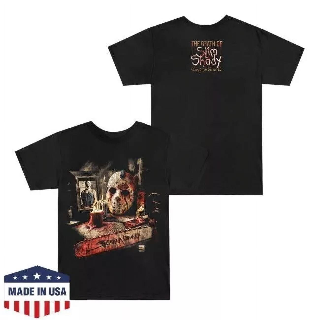 EMINEM THE DEATH OF SLIM SHADY TDOSS Chainsaw Mask T Shirt L85733 ...