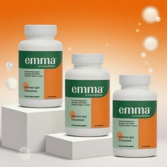 EMMA 3 Pack 60ct (180 Count) – Doctor-Recommended for Regular Bowels ...