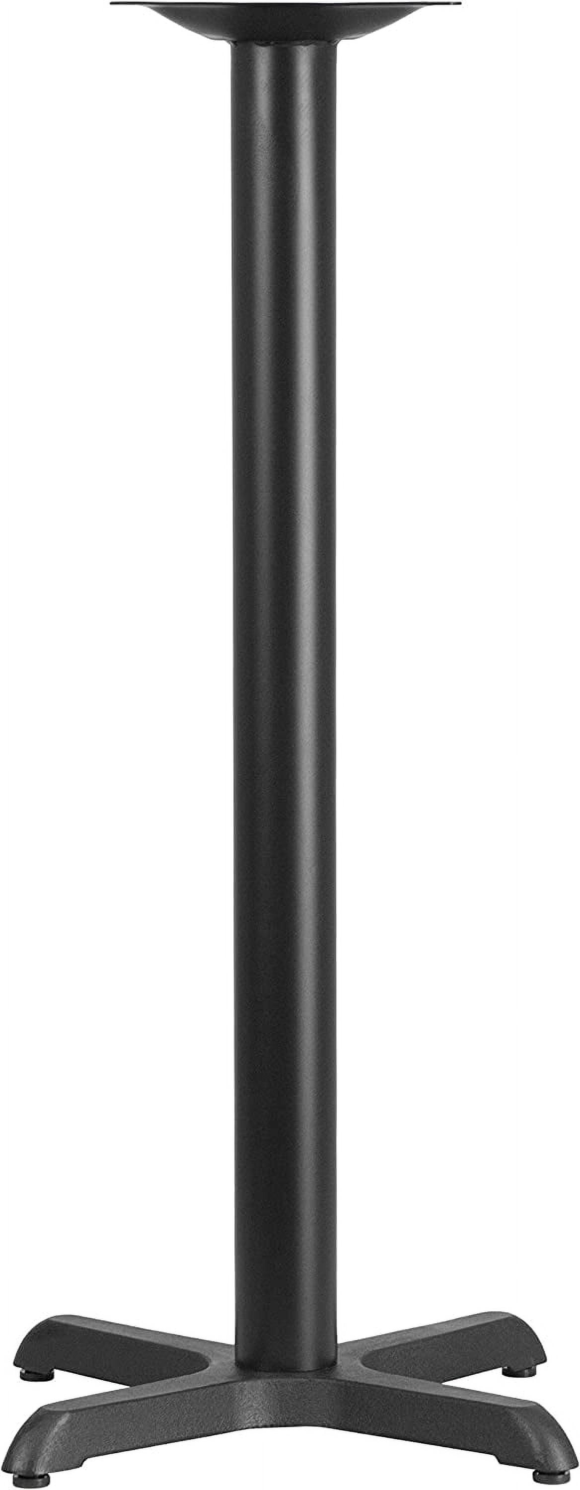EMMA + OLIVER 22" x 22" Cast Iron Bar Table X-Base - Walmart.com