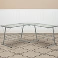 EMMA + OLIVER Home Office Collection L-Shaped Gaming Desk, Space Saving ...