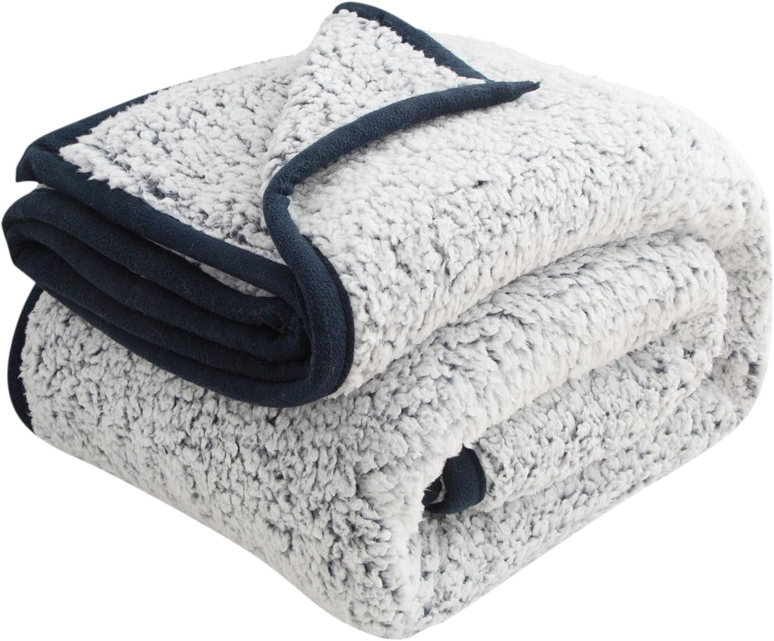 EMME Fuzzy Fleece Blanket Warm Large Queen Size Ultra Soft Sherpa ...