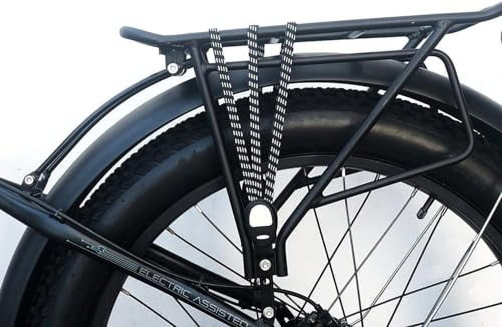 EMOJO Rear Bike Rack Bicycle Touring Carrier Lightweight Adjustable Aluminum Cargo Rack for Fat ...