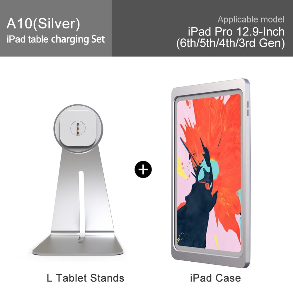 EMONITA Magnetic Charging Stand Case for iPad Pro 12.9-in. (3rd/ 4th ...
