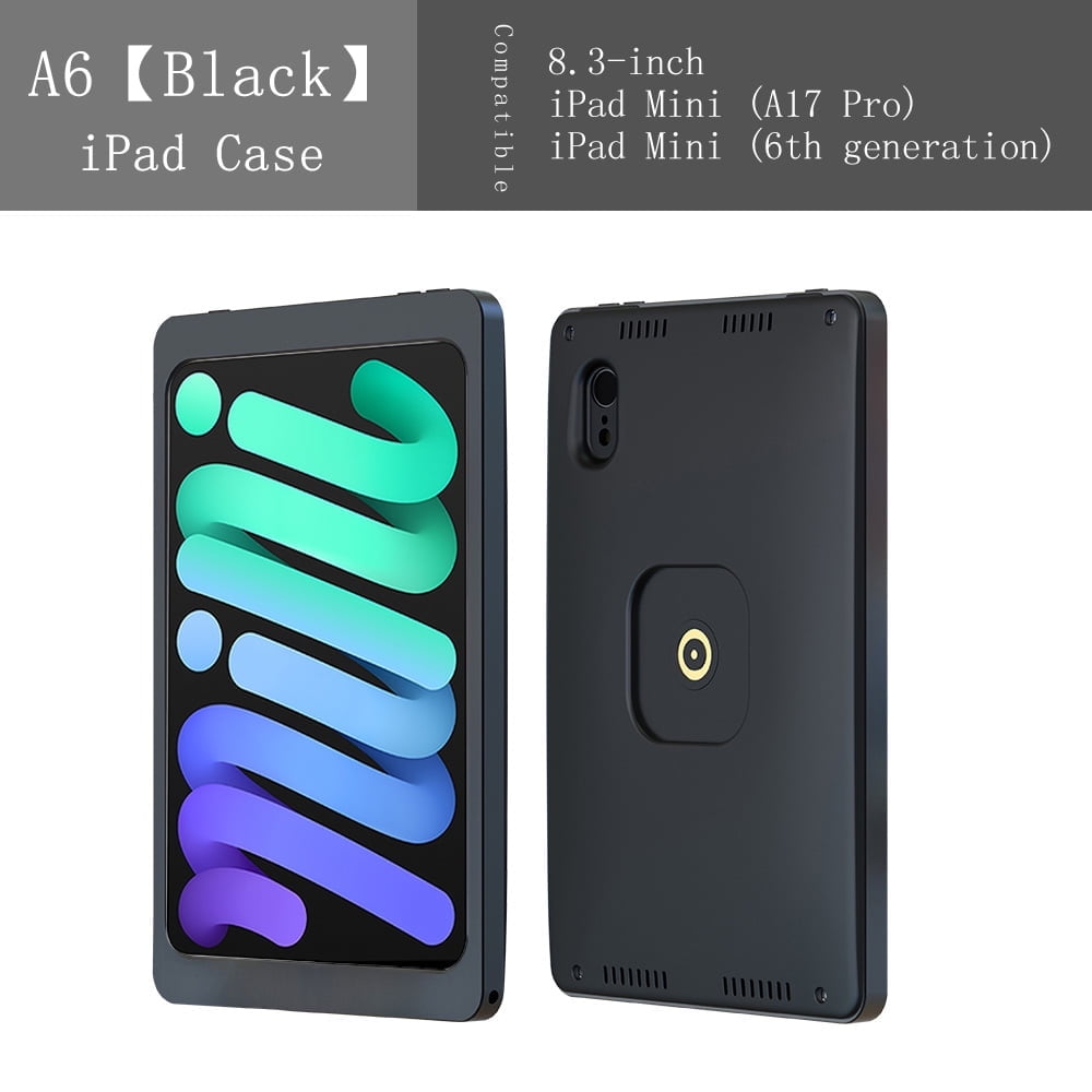 EMONITA Wallstation & Basestation Wireless 18W Fast Charging Protective Case 8.3-Inch for iPad ...