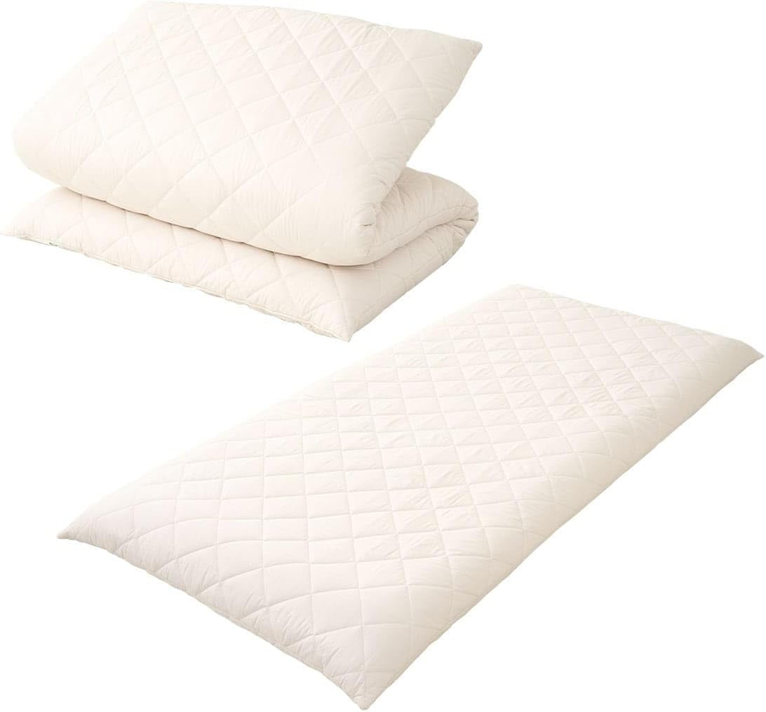 EMOOR Extra-Thick Japanese Futon Mattress Hem-Less Full Made in Japan ...