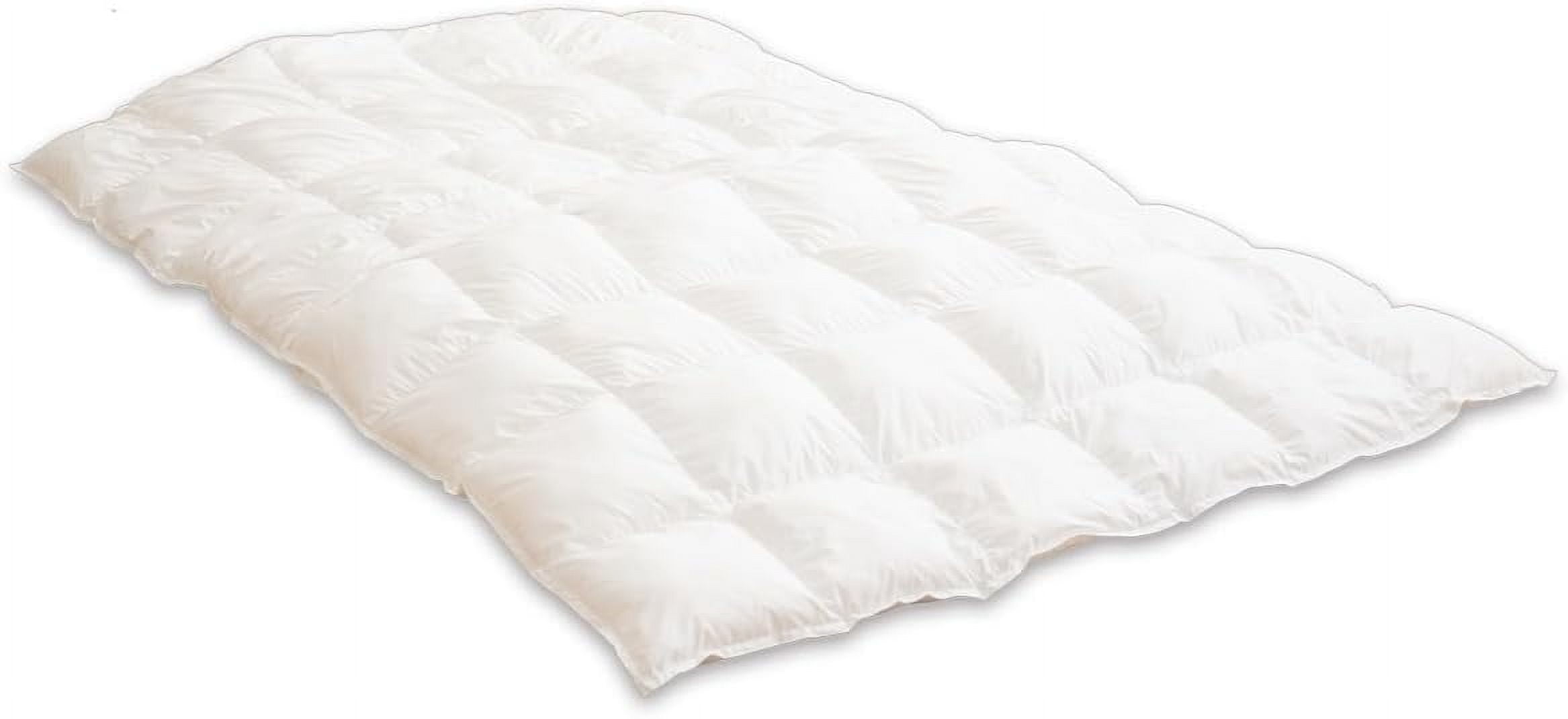 EMOOR Washable Japanese Futon Comforter Split-In-Two Twin White ...