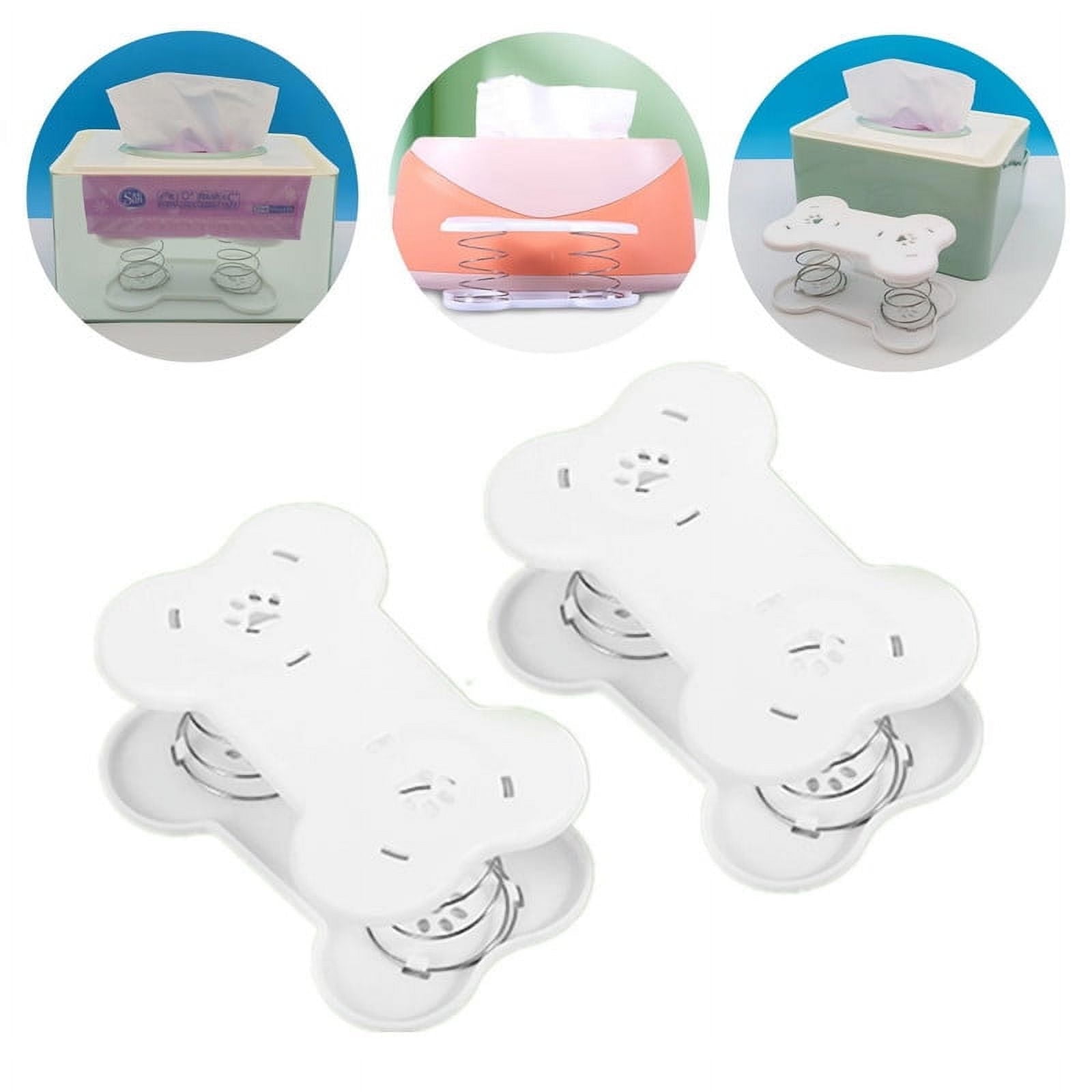 EMOWRASUL Tissue Box Spring Support-Spring Loaded Lifting Spring Tissue ...