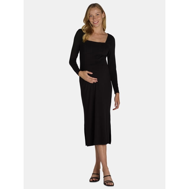 Destination Maternity Women’s Empire Corset Midi Dress, Sizes S-XXL ...