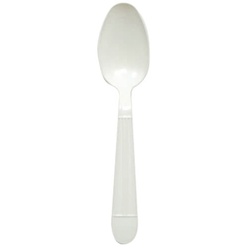 Empress Heavyweight Disposable Teaspoon, White, 1000 Teaspoons (E177002 ...