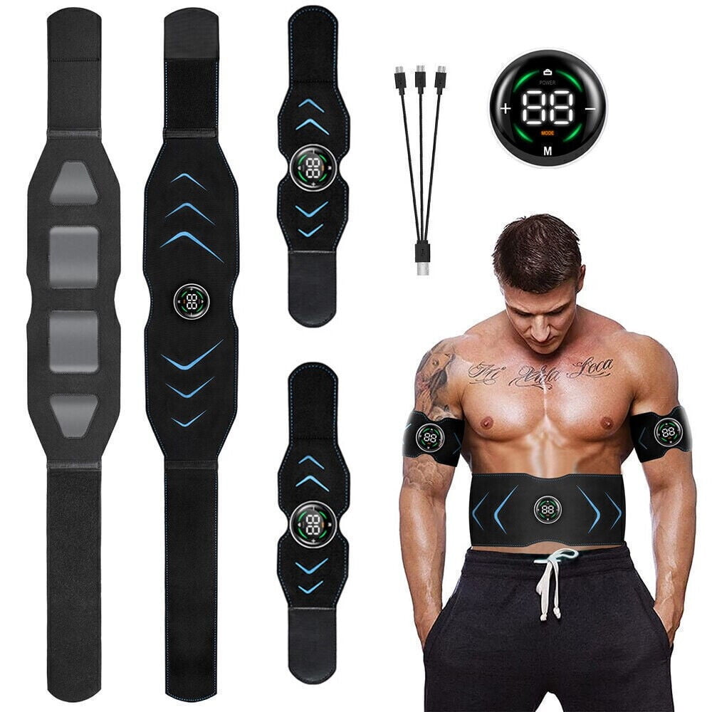EMS Abdominal ABS Fit Muscle Stimulater Training Gear Fitness Gym ...