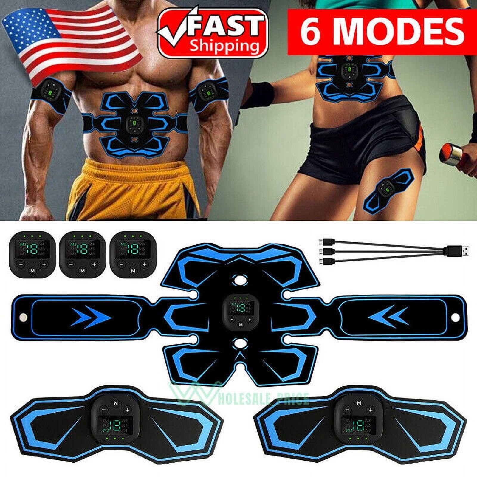 EMS Abdominal Muscle Core Toning Trainer Stimulator Flex Toner Tactical ...