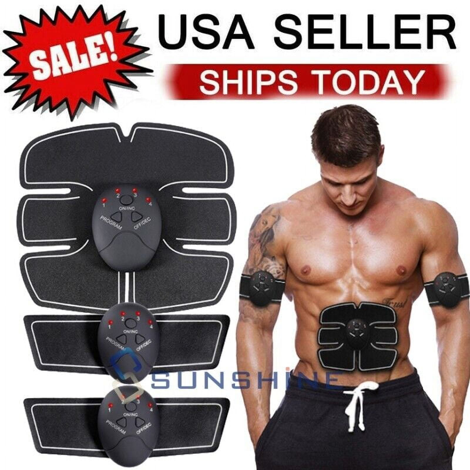 EMS Abdominal Muscle Core Toning Trainer Stimulator Flex Toner Tactical ...
