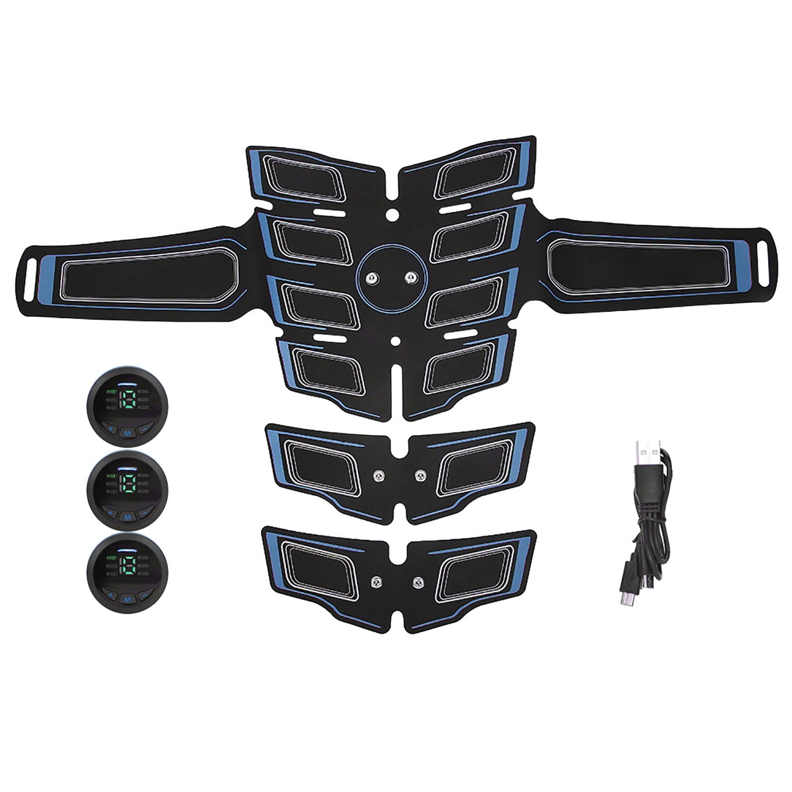 EMS Abdominal Muscle Patch Belt Arm Leg Muscle Training Stimulator ...