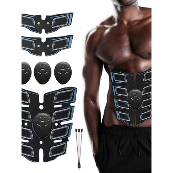 EMS Abdominal Muscle Toner Multi-Mode Electric Abdominal Toning Belt ...