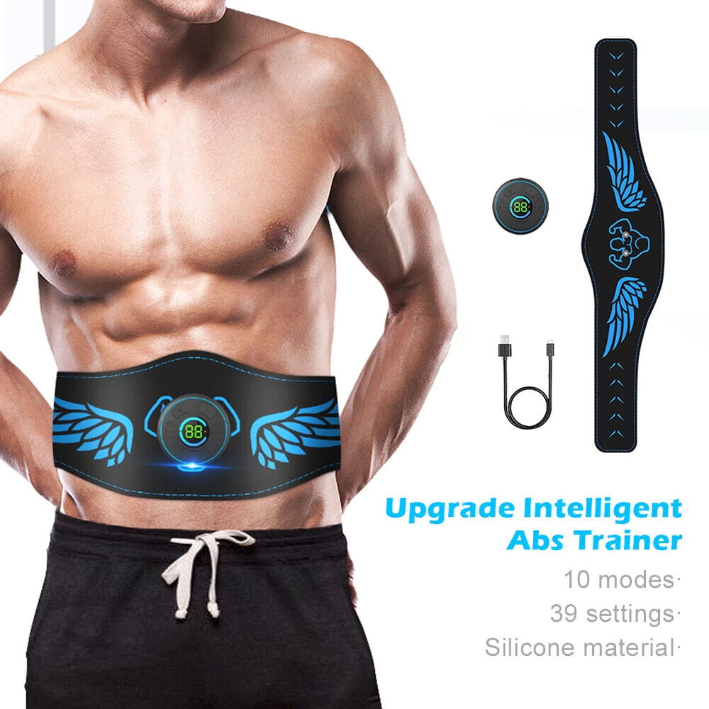 EMS Abs Abdonimal Trainer Men Women Muscle Stimulator Belly Waist ...