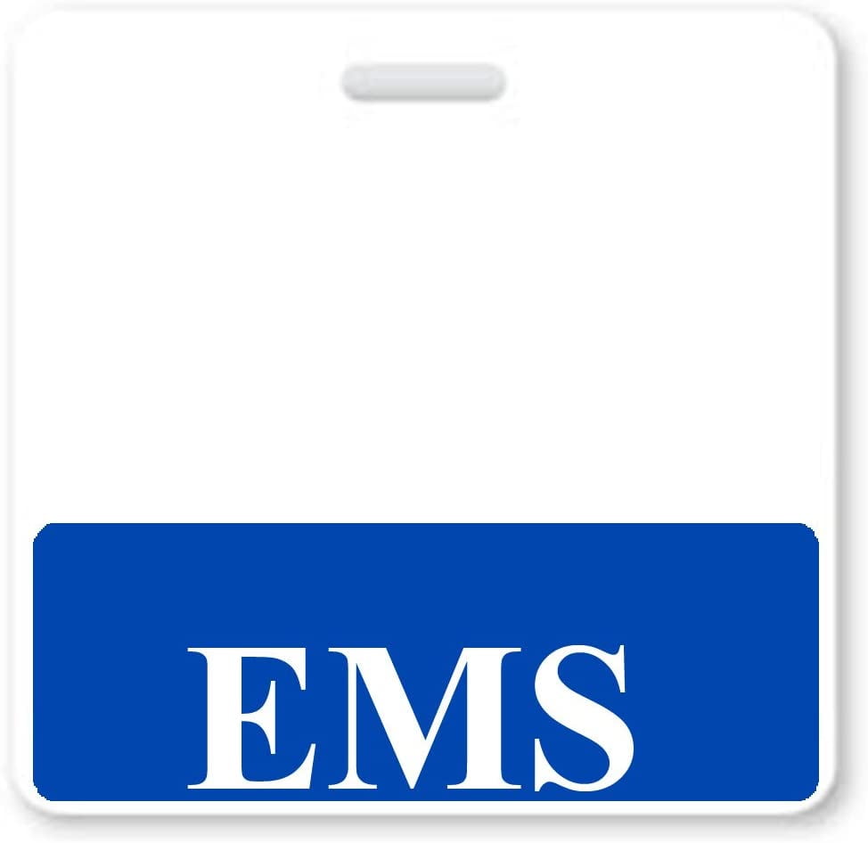 EMS Badge Buddy - Heavy Duty Horizontal Badge Buddies for Emergency ...