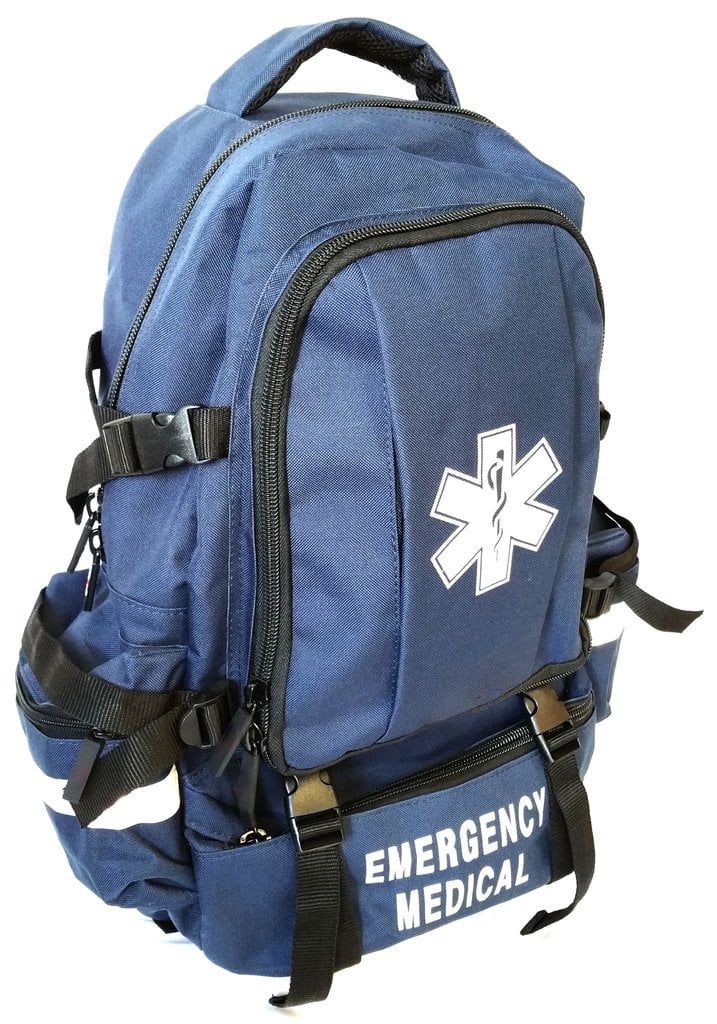 Deluxe EMS EMT First Aid Medical Trauma Backpack with Compartments ...