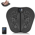 EMS Electric Foot Massager Mat Pad Remote Control USB LED Portable ...
