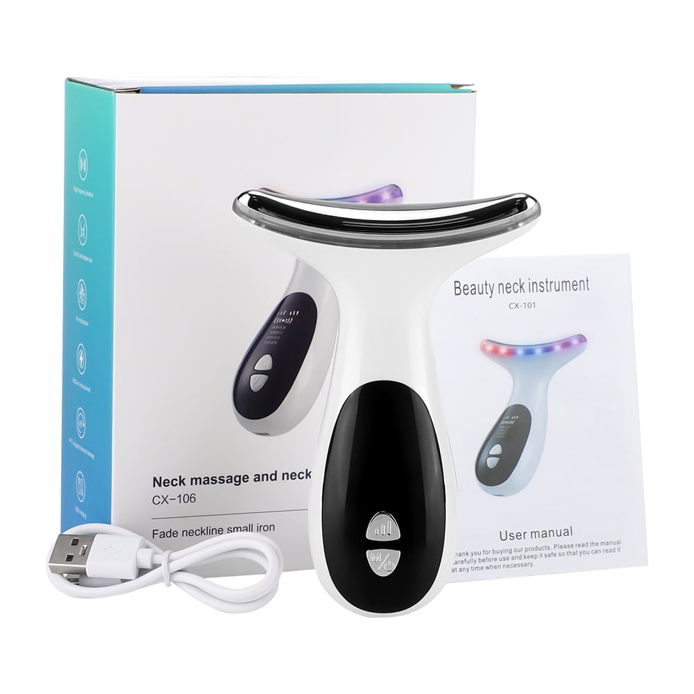 EMS Face Neck Lifting Firming Beauty Device LED Skin Rejuvenation ...