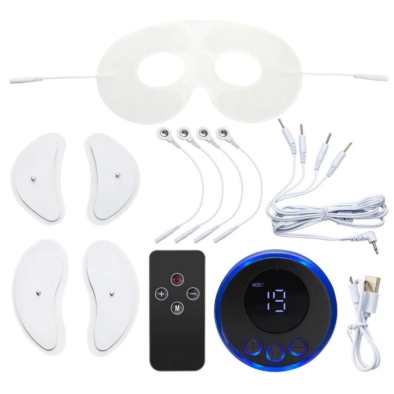EMS Facial Skin Massager Eye Face Lift Skin Tightening Anti-Wrinkle V ...