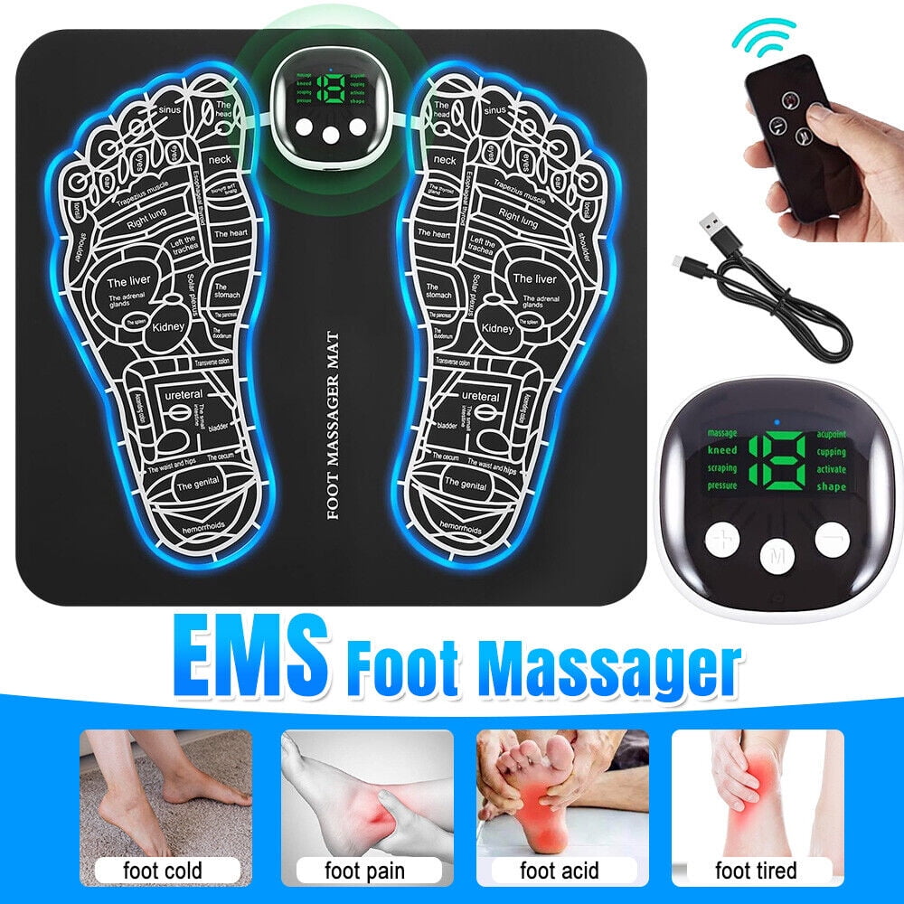 MDHAND EMS Foot Massager Mat -Foot Massager Pad, Muscle Relaxation ...